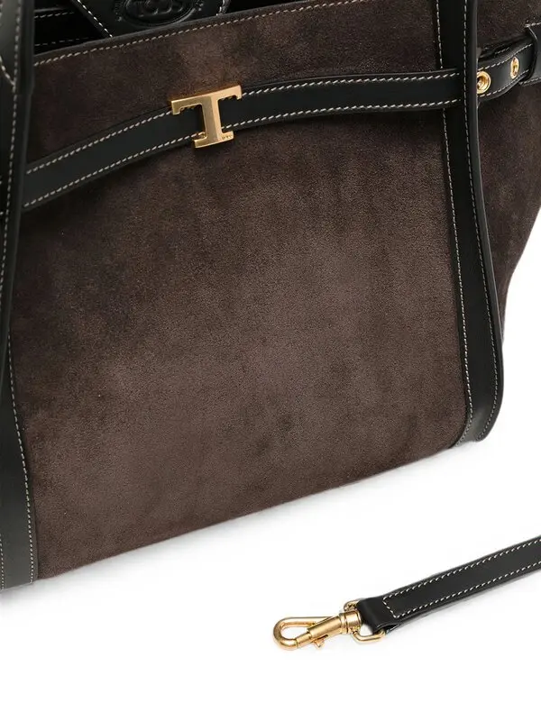 TOD'S Small Suede Bag - Brown