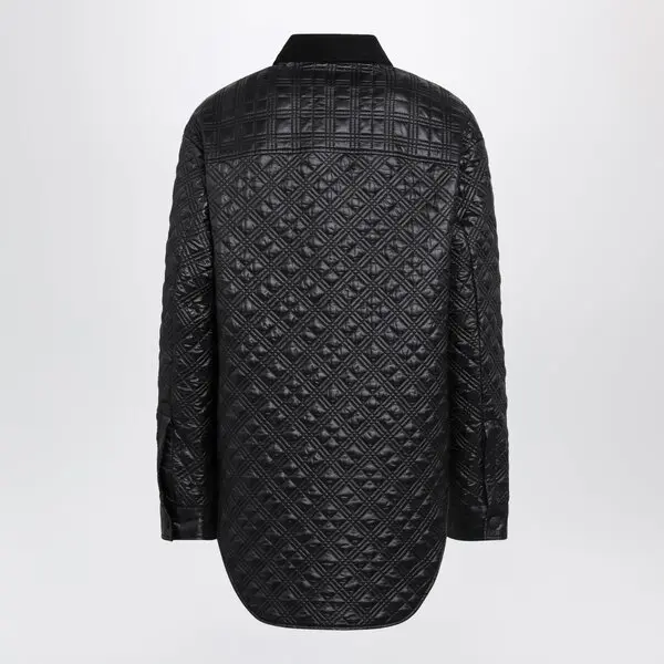 Moncler Padded Overshirt With Corduroy Collar