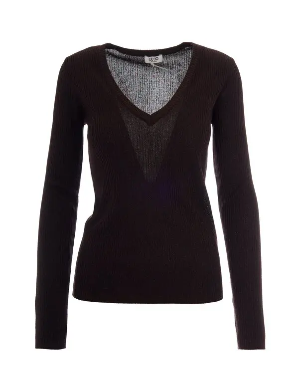 Liu Jo V-neck Knit Sweater - Mole Lux