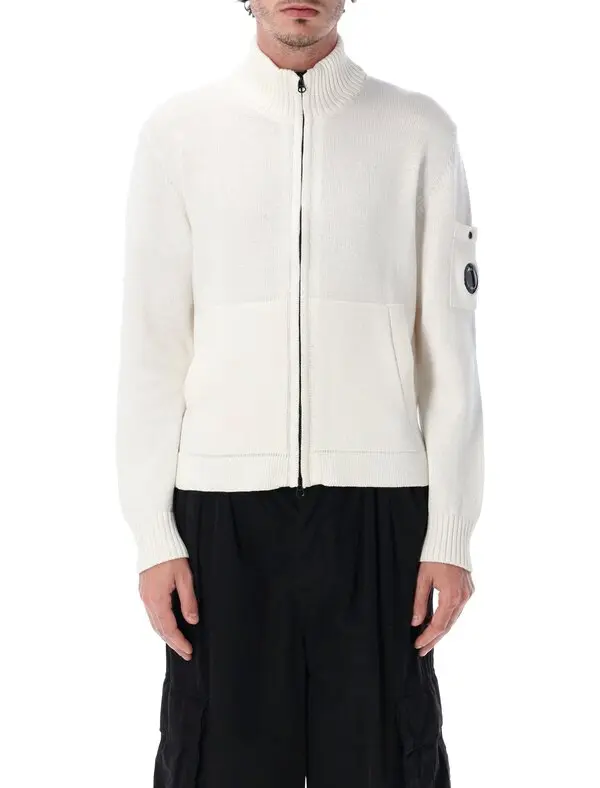 C.P. COMPANY Zip-up Cardigan With Pocket Detail