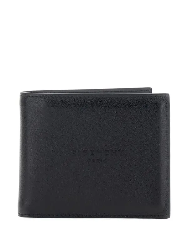Givenchy Mini Billfold Wallet With 8 Card Slots - Black