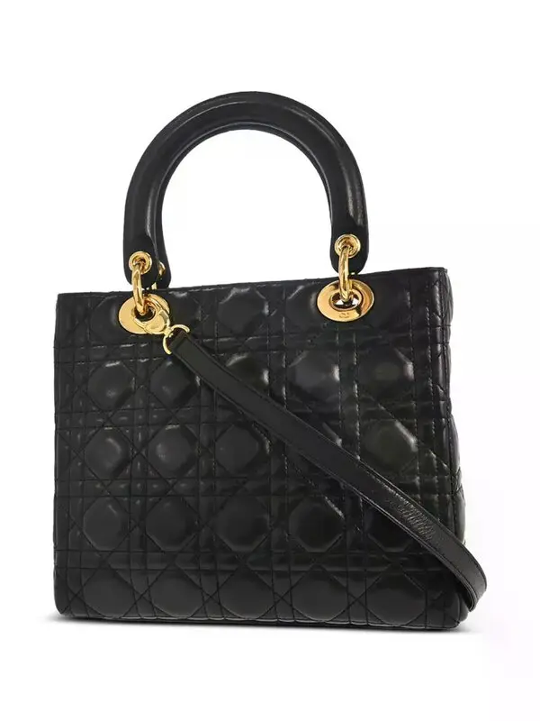 Dior Lady Tote Bag - Black