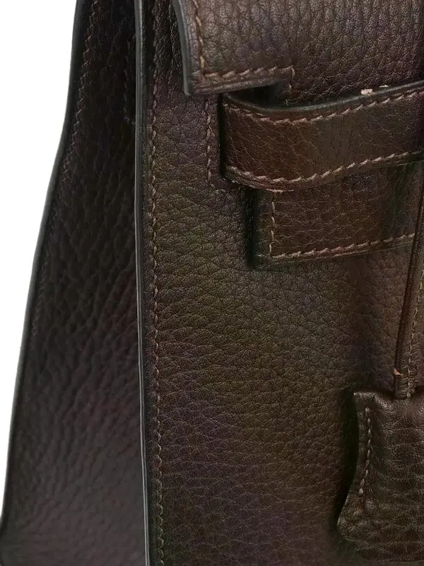 Hermès 2007 Fjord Kelly 32 Sellier Tote Bag - Brown
