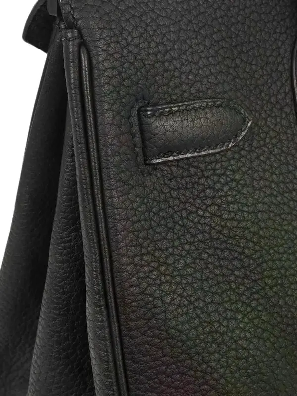 Hermès 2008 Togo Leather Birkin 30 Tote Bag - Black