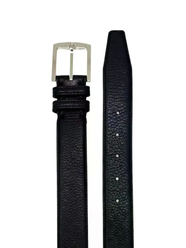 Kiton Leather Buckle-fastening Belt
