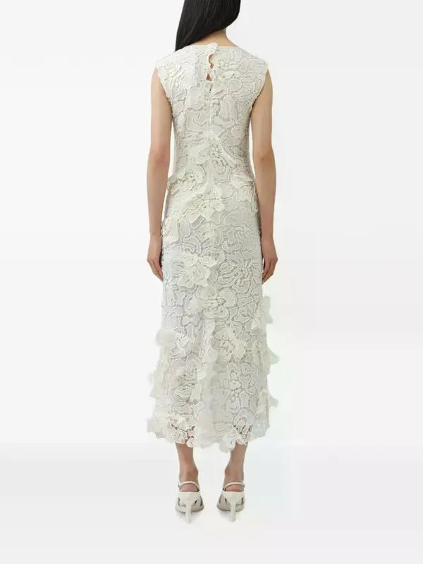 Simkhai Dahlia Floral-lace Midi Dress