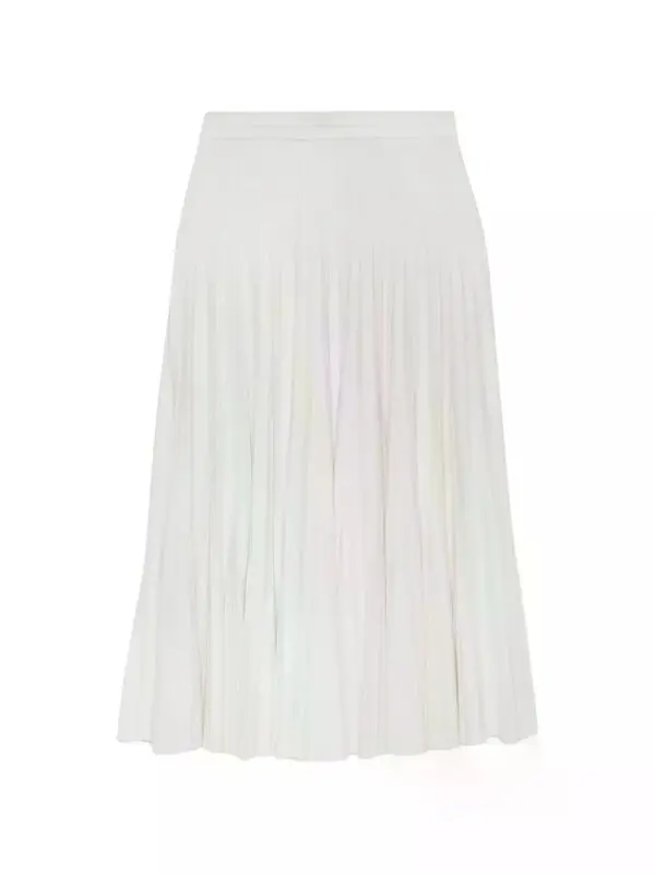 Simkhai Margoux Pleated Knit Midi Skirt