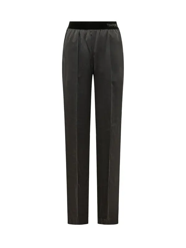 TOM FORD Silk Satin Pajama Pants - Black