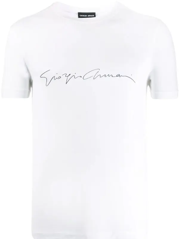 Giorgio Armani S Viscose-blend Stretch Polo Shirt - White