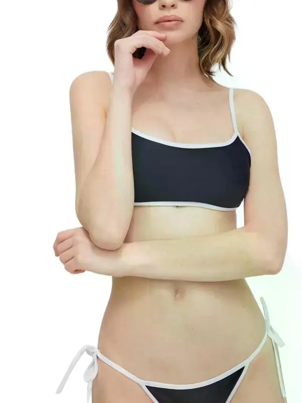 SAMSOE SAMSOE Contrast Trim Bikini Top