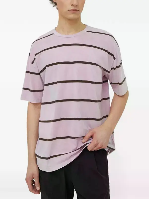SAMSOE SAMSOE Horizontal-stripe Short-sleeve T-shirt