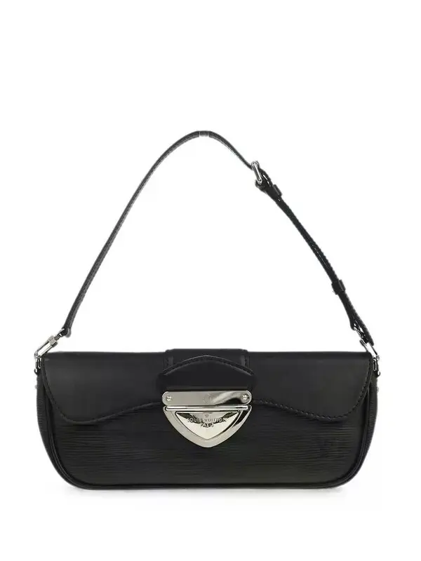 LOUIS VUITTON 2007 Pochette Montaigne Clutch Bag - Black