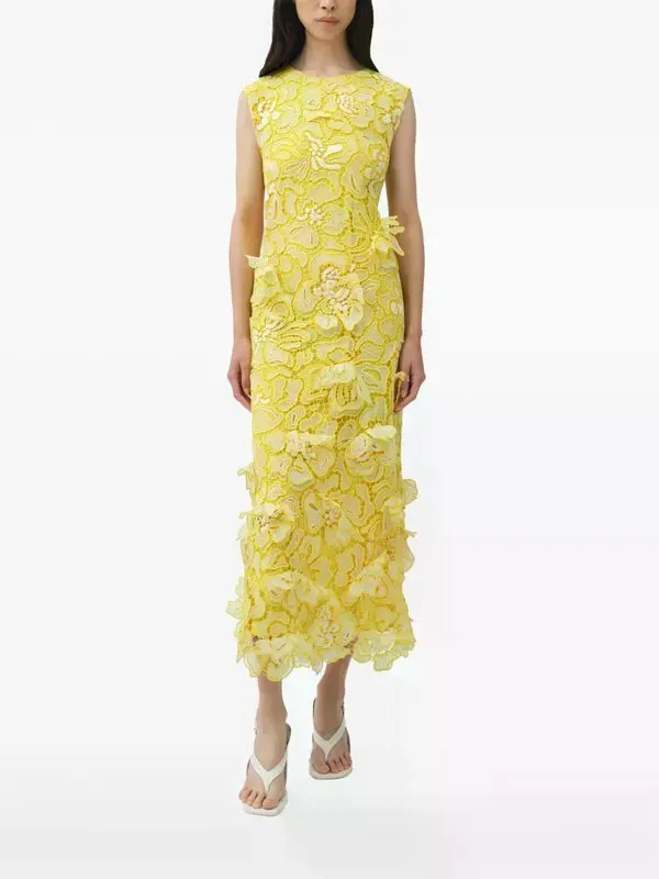Simkhai Dahlia Lace Midi Dress
