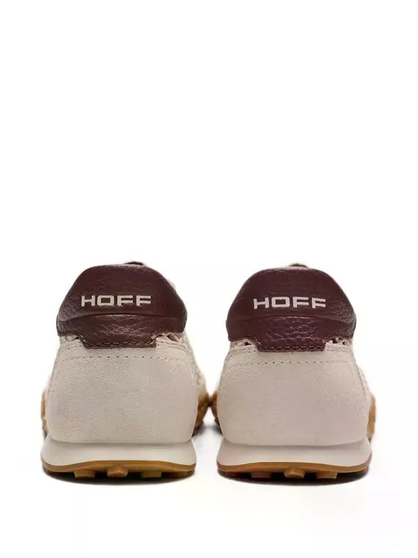 HOFF Bridge Fishnet Mesh-panelled Suede Sneakers