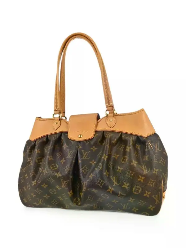 LOUIS VUITTON 2009 Mm Boetie Monogram Tote Bag - Brown