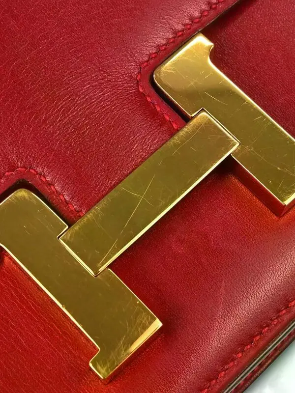 Hermès Constance Shoulder Bag - Red