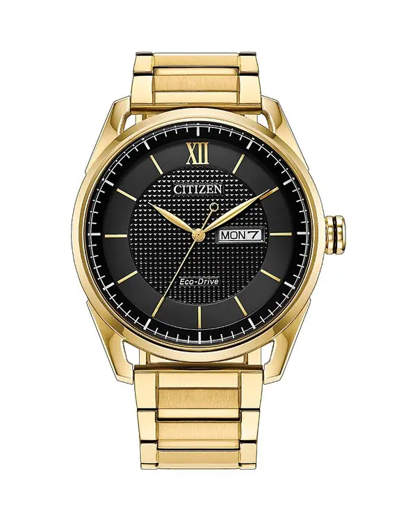 Citizen Classic Bracelet Watch, 42mm - Black/gold