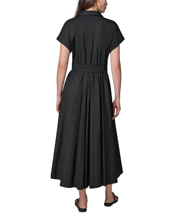 DONNA KARAN WEEKEND Donna Karan Maxi Shirt Dress - Black