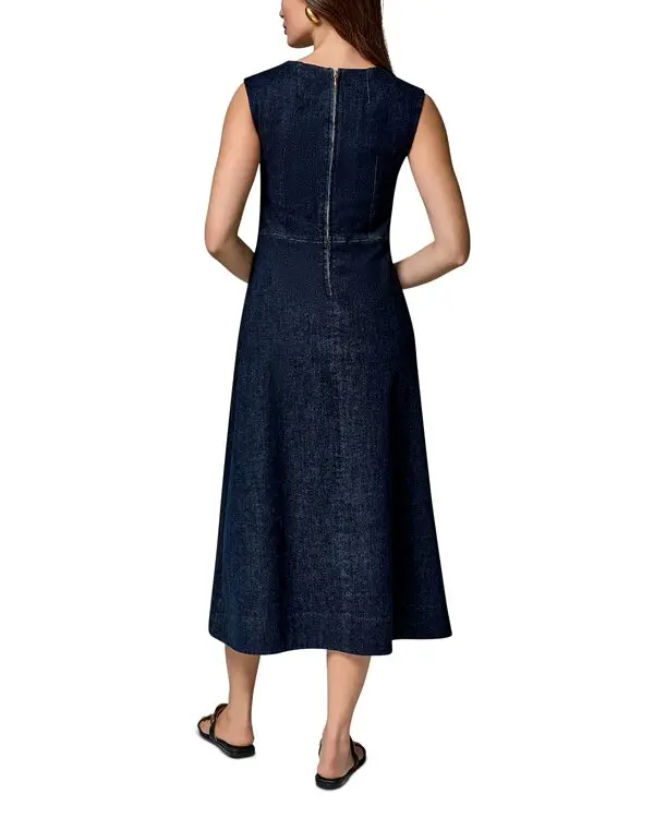 DONNA KARAN WEEKEND Donna Karan Denim Midi Dress