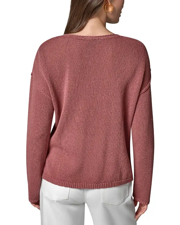 DONNA KARAN WEEKEND Donna Karan V Neck Sweater