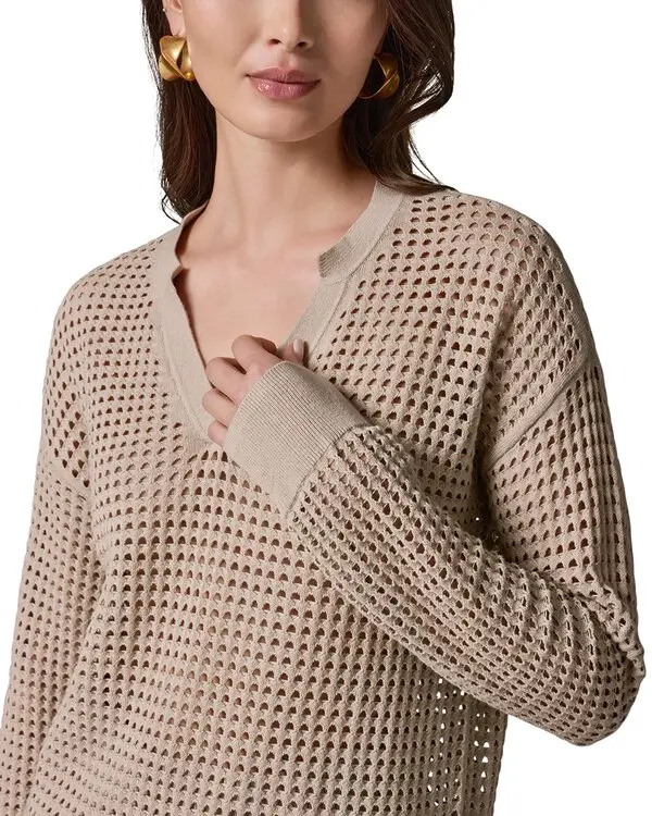 DONNA KARAN WEEKEND V-neck Sweater