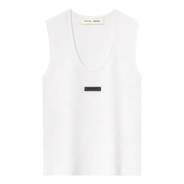 Fear Of God Soft Rib Knit Tank - Cloud White