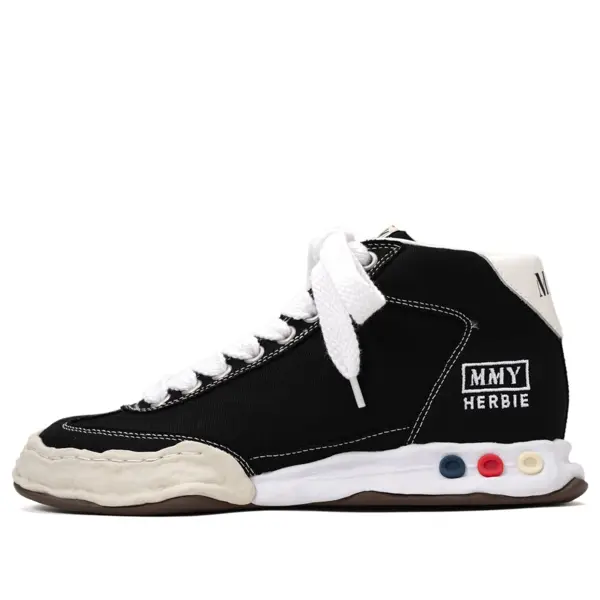 Mihara Yasuhiro Herbie Og Sole Canvas High-top Sneakers - Black