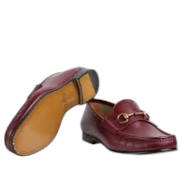 Gucci 1953 Horsebit Leather Loafer - Rosso Ancora