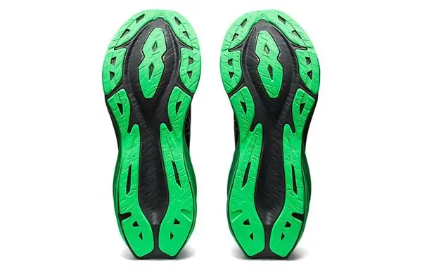 Asics Novablast 3 Athletic Sneakers - Black/green