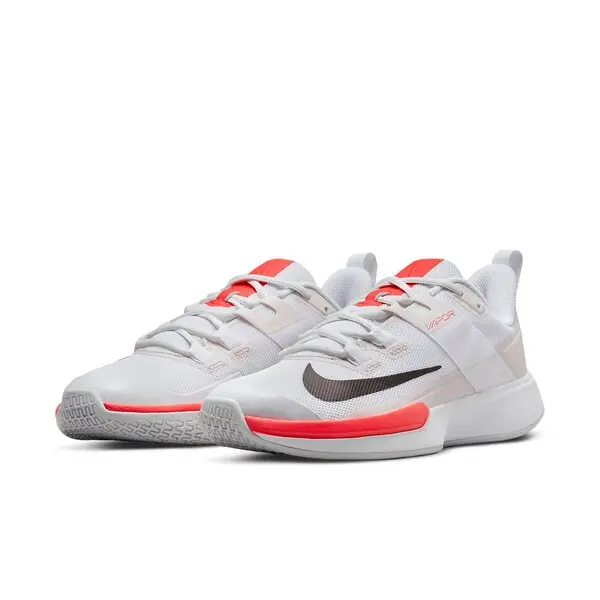 Nike Court Vapor Lite Sneakers - White/phantom/bright Crimson