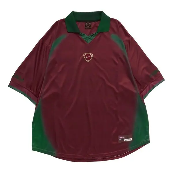TRAVIS SCOTT Cactus Jack X Nike Portugal Total 90 Retro Jersey - Burgundy