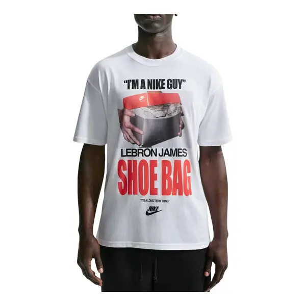 Nike X Lebron Shoe Bag T-shirt - White