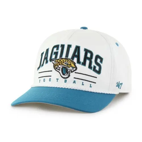 '47 47 Jacksonville Jaguars Roscoe Two-toned Hitch Adjustable Hat - White