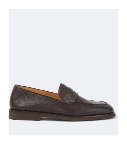 Brunello Cucinelli Leather Penny Loafers