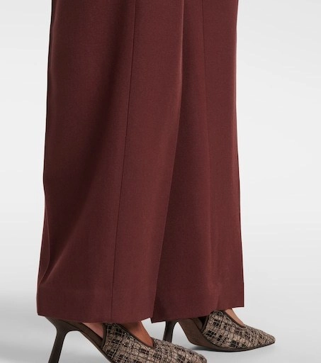 Brunello Cucinelli Monili Virgin Wool Straight Pants