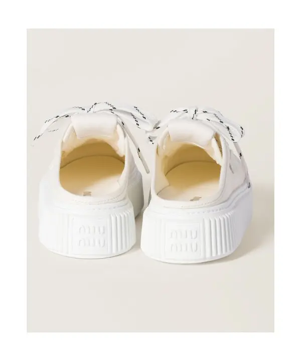 Miu Miu Denim Sneaker Mules