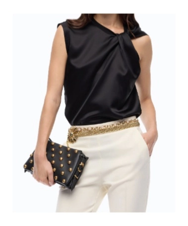 Pinko Sleeveless Satin Blouse