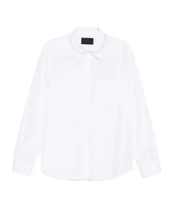 Simone Rocha Pearl-embellished Shirt - White