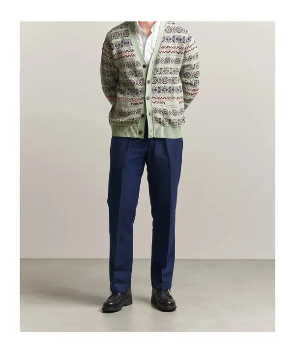 Polo Ralph Lauren Cotton/linen Fair Isle Cardigan