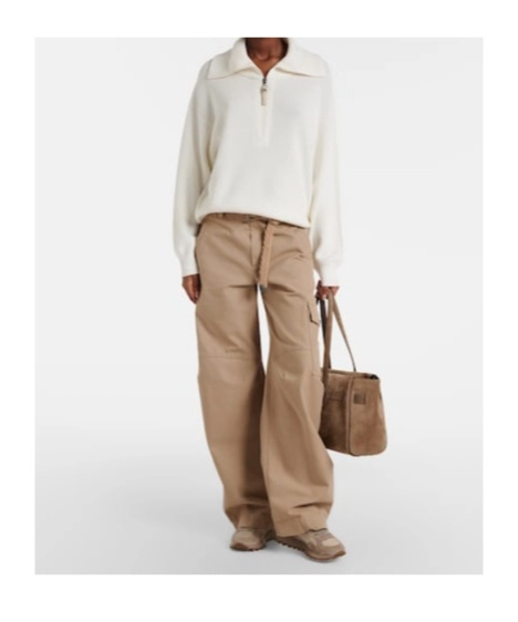 Brunello Cucinelli Shearling-trimmed Sneakers