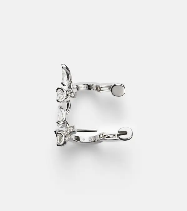 REPOSSI Serti Sur Vide 18kt White Gold And Diamond Ear Climber