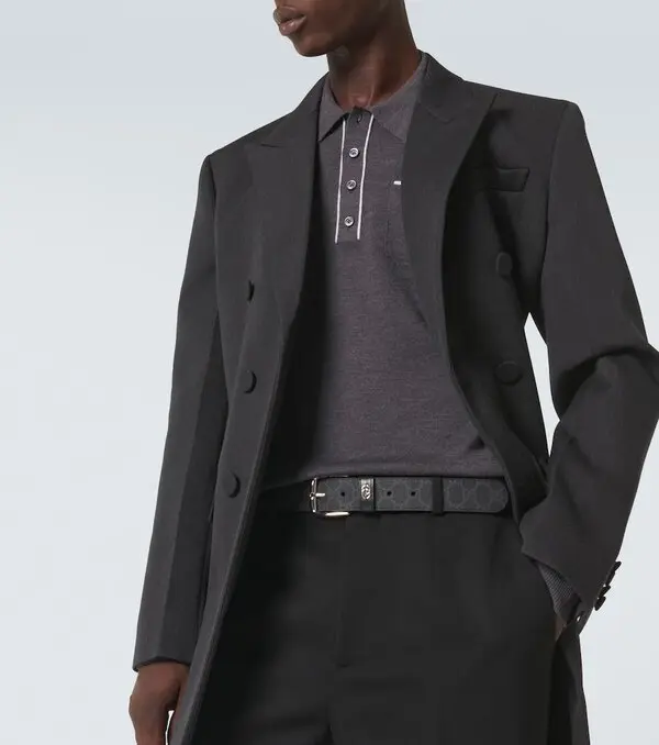 Gucci Gg Leather Belt