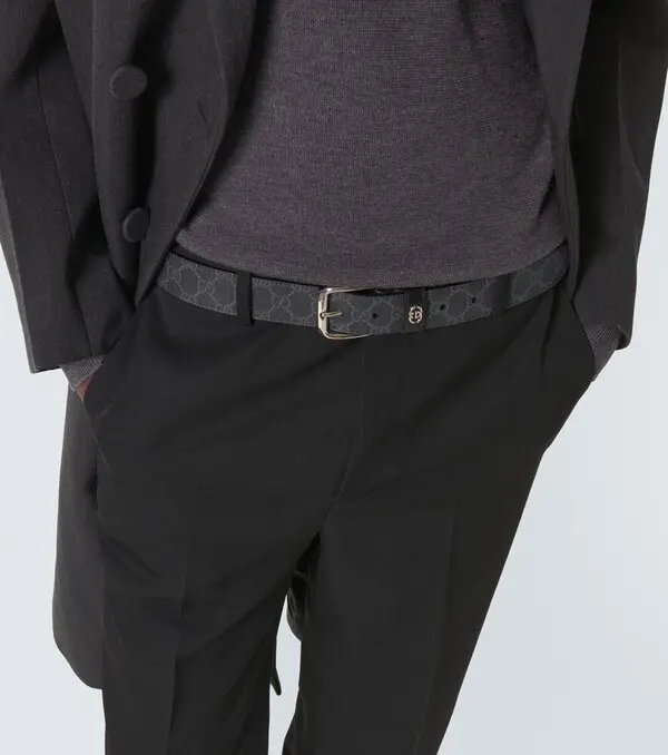 Gucci Gg Leather Belt