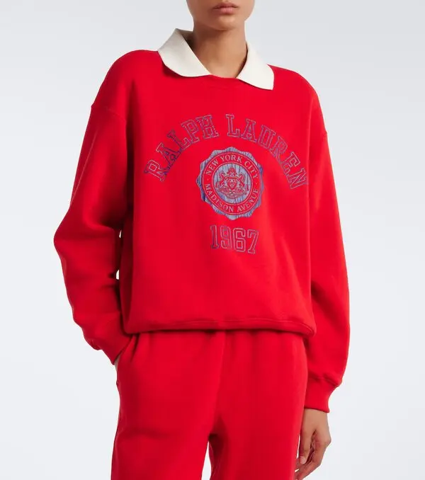 Polo Ralph Lauren Printed Cotton-blend Sweatshirt