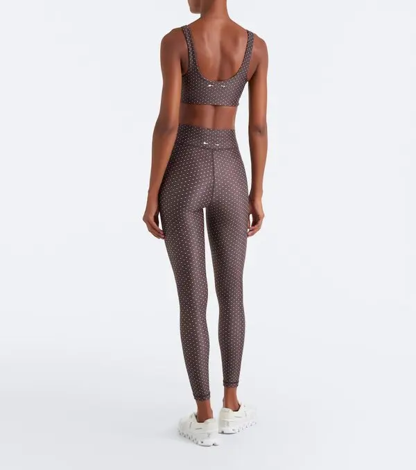 The Upside Poet Printed Cropped Leggings