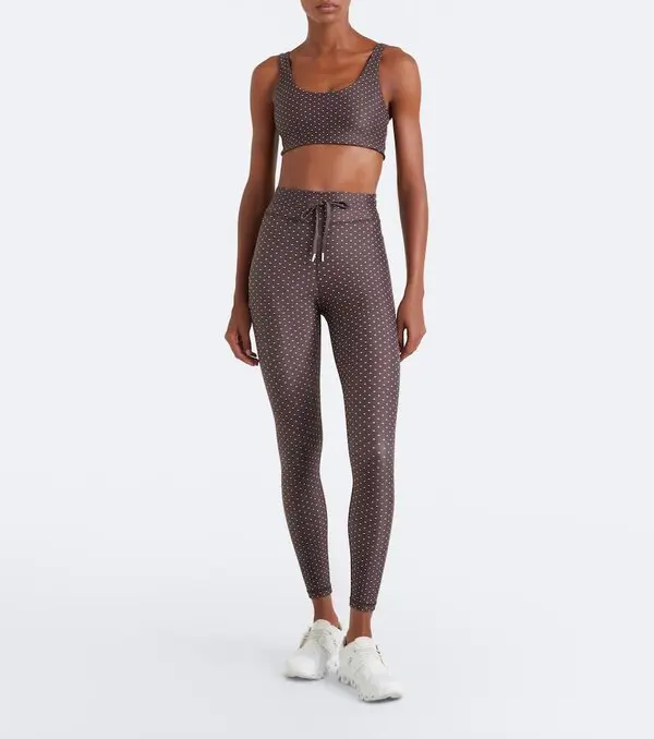 The Upside Poet Printed Cropped Leggings