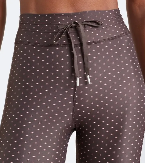 The Upside Poet Printed Cropped Leggings