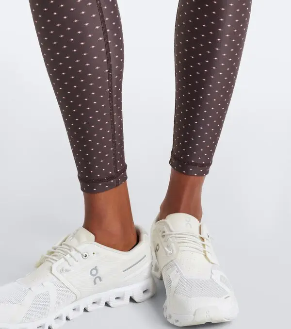 The Upside Poet Printed Cropped Leggings