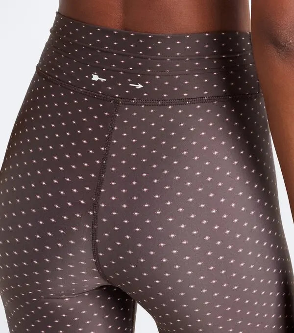 The Upside Poet Printed Cropped Leggings
