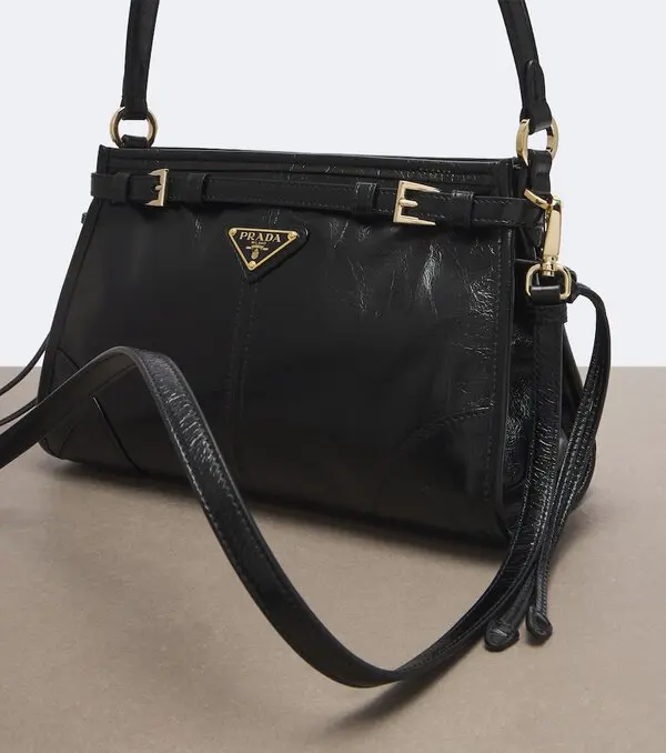 Prada Bonnie Small Leather Shoulder Bag